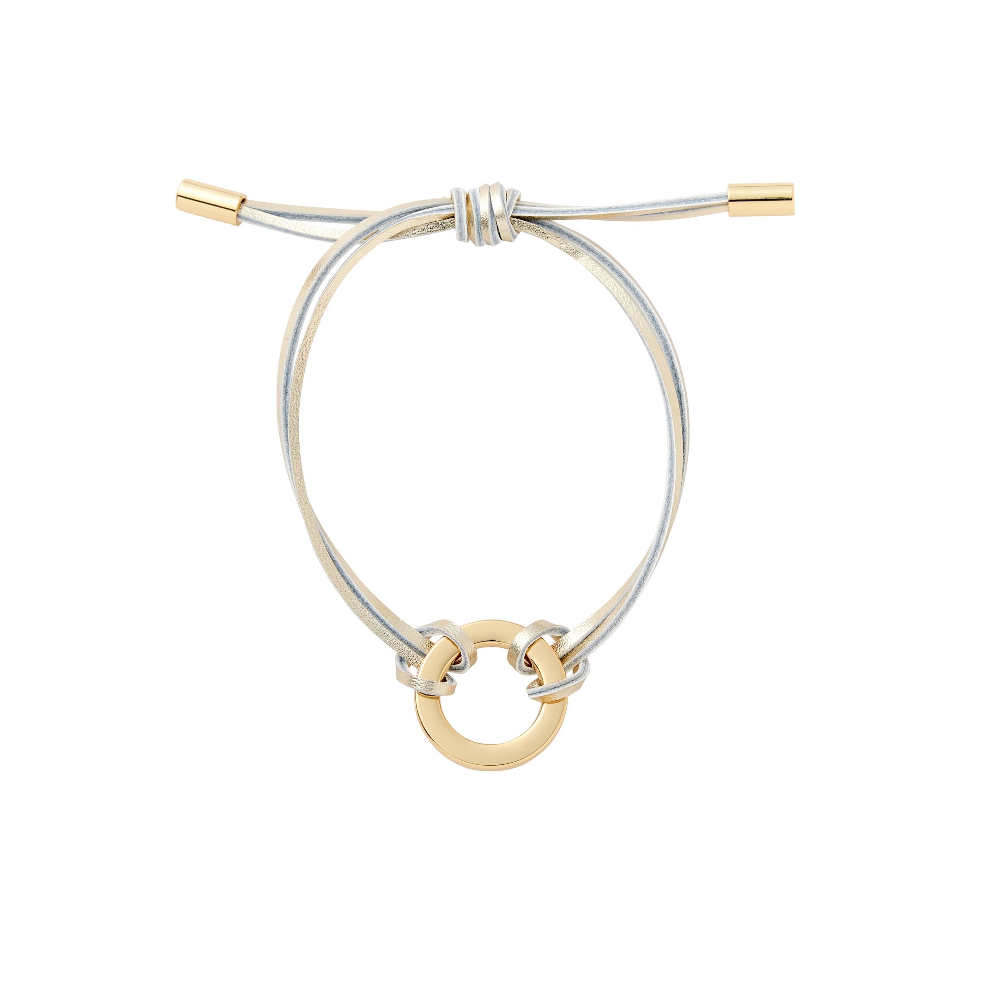 Gold Leather Cord Bracelet – Luxe, Customizable Jewelry by Oventure