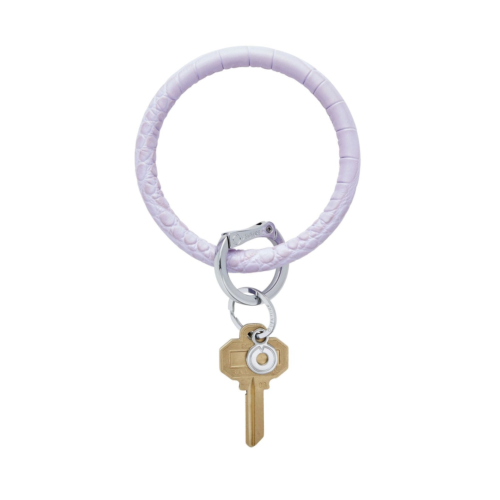Leather Big O® Key Ring - In The Cabana Croc-Embossed – Oventure