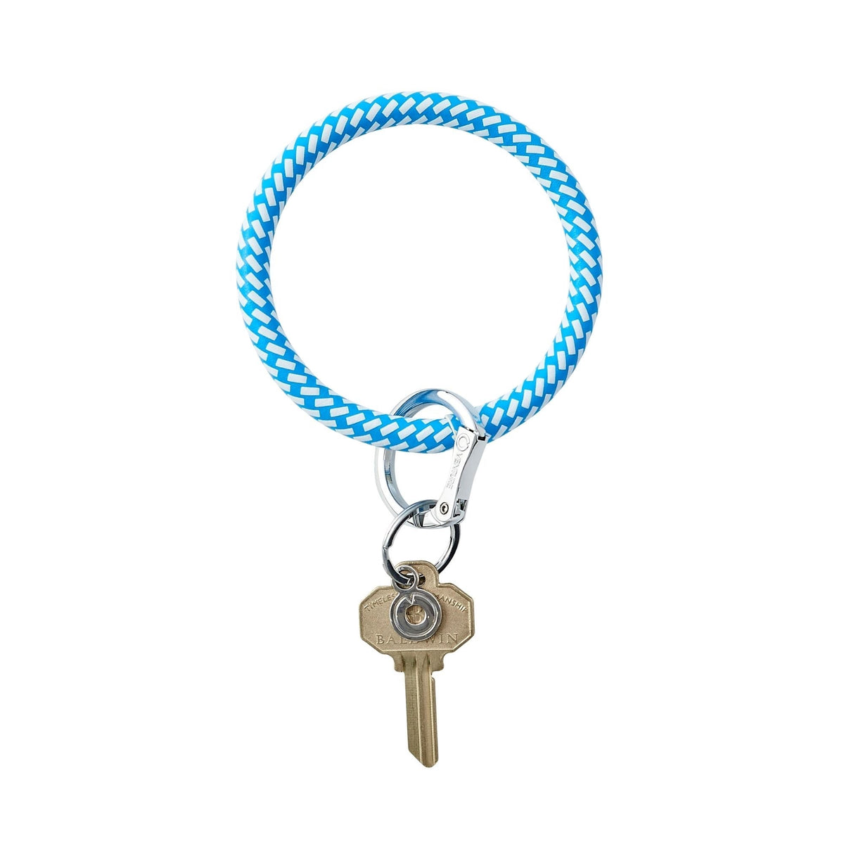 Leather Big O® Key Ring - Peacock Riviera | Oventure